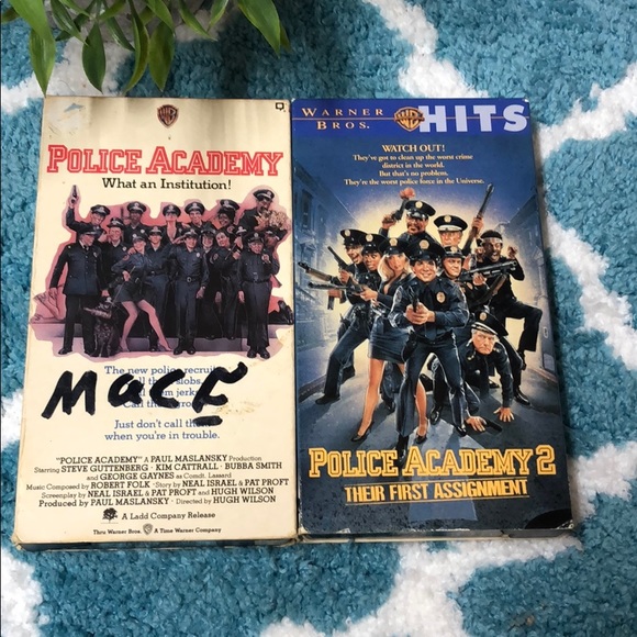 Warner Bros. | Other | Police Academy 23 And 4 Vhs Set | Poshmark